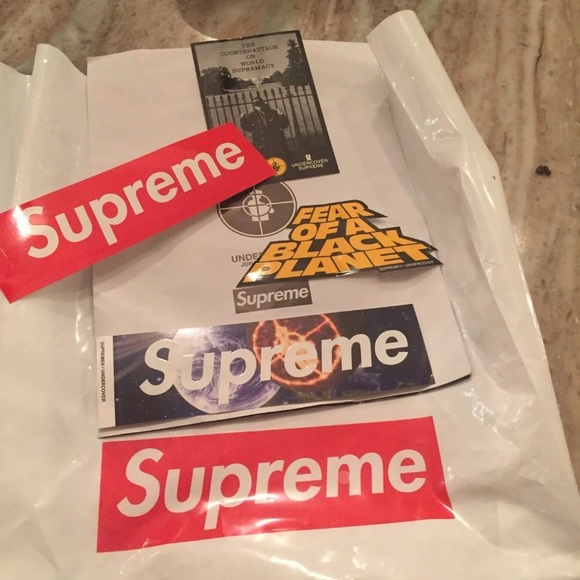 Supreme | Accessories | Rare Supreme Public Enemy Stickers And Poster ...